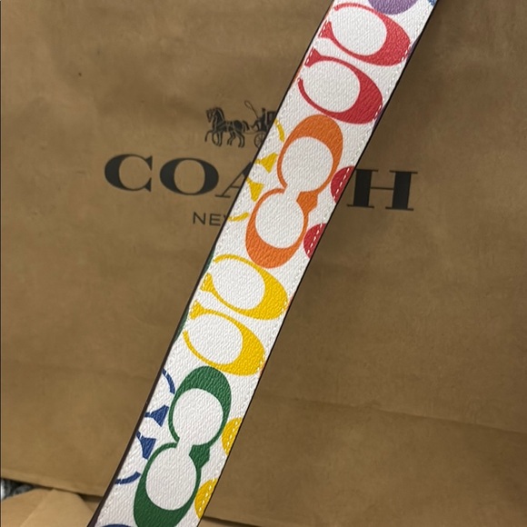 Coach | Bags | Coach Multicolor Signature Pride Strap | Poshmark